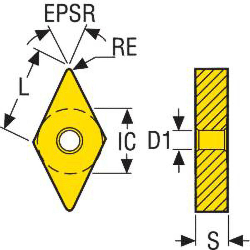 Seco - Turning Insert: DNGG433-MF1 TH1000, Carbide | MSC Direct