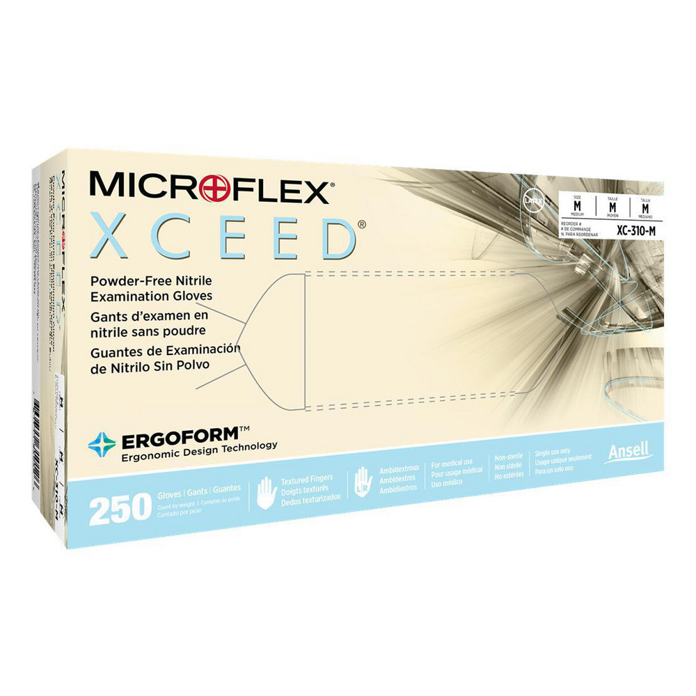 Microflex - Disposable Gloves: MICROFLEX Microflex Xceed, Size X-Large ...