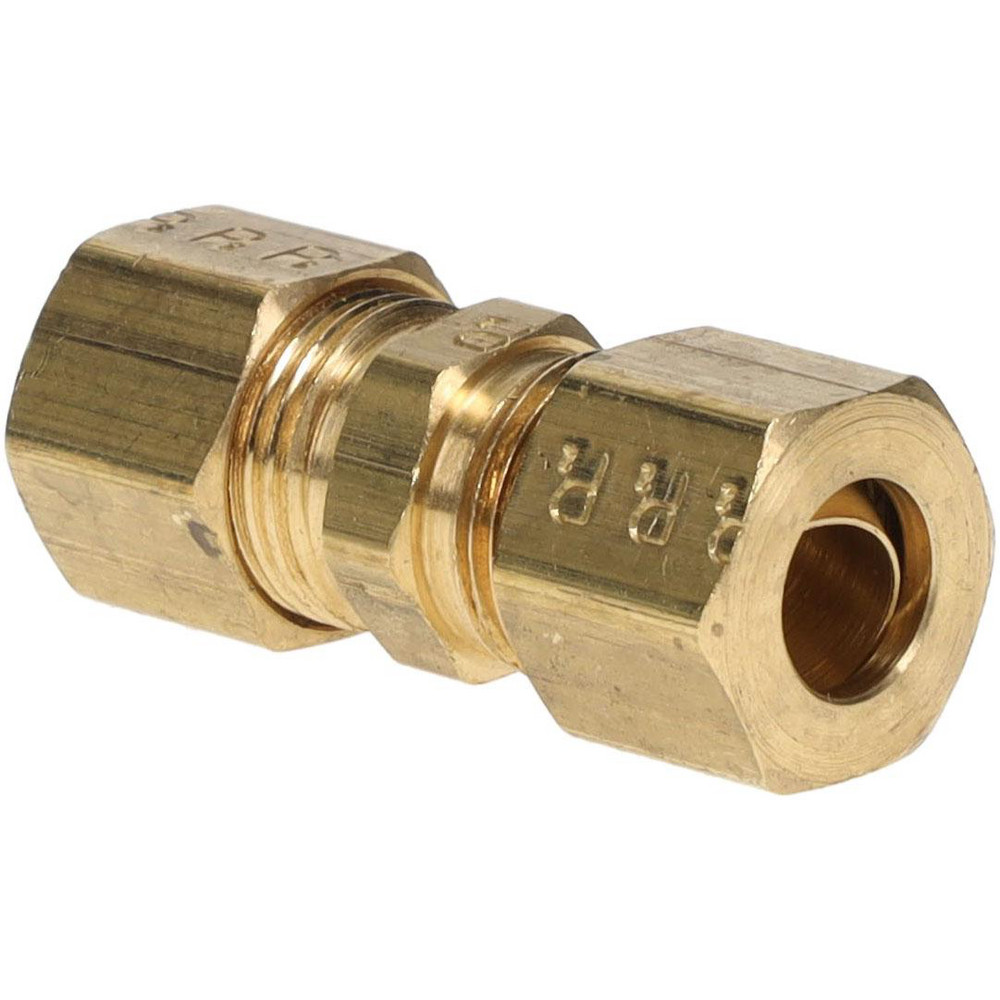 Parker - Compression Tube Union: 1/2-24, 5/16" Tube OD, Compression x ...