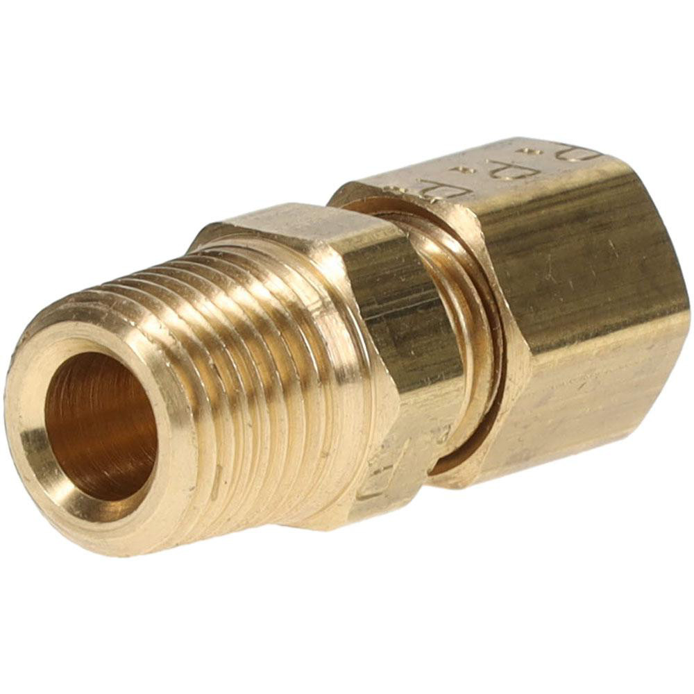 Parker - Compression Tube Male Connector: 1/8-27, 3/16" Tube OD ...