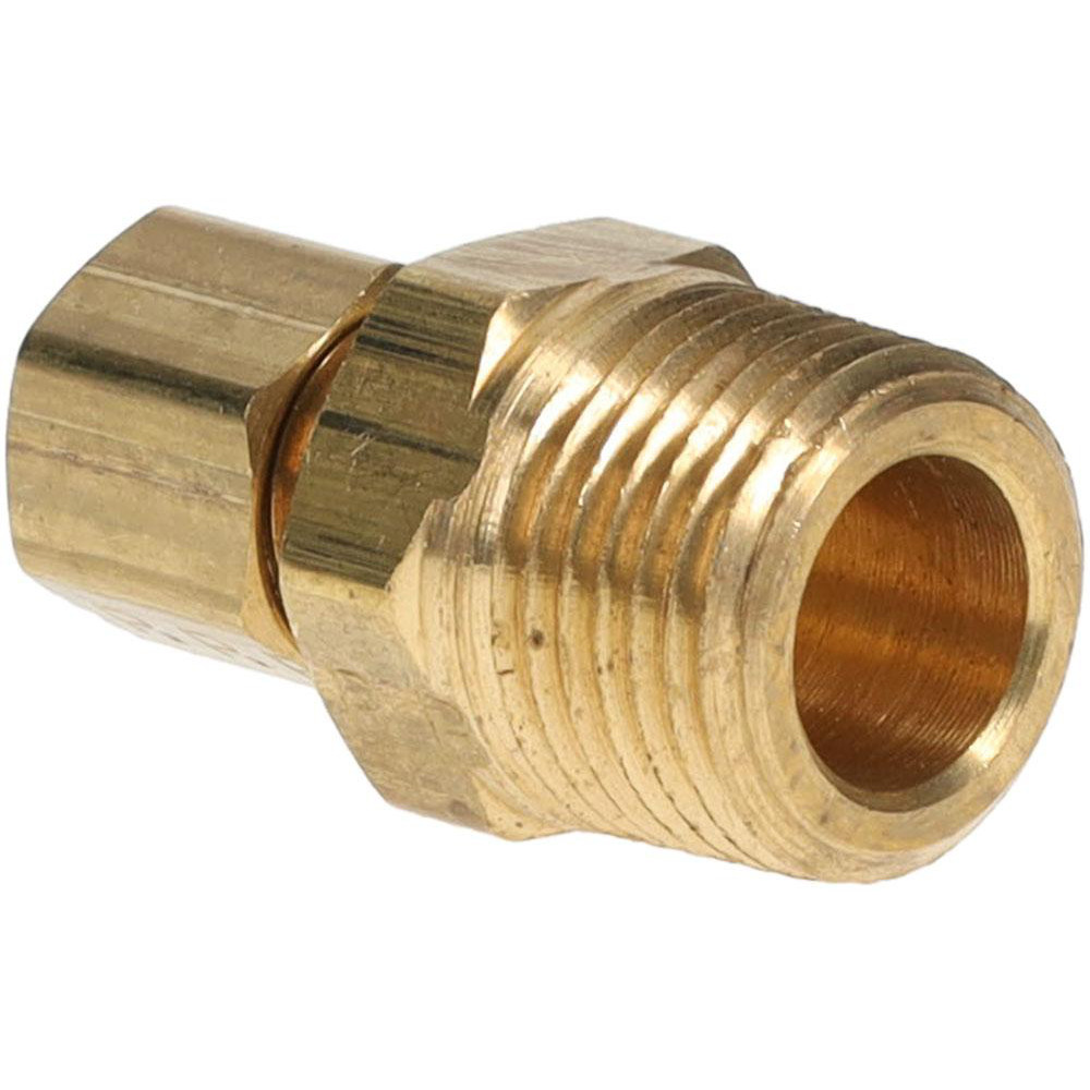 Parker - Compression Tube Male Connector: 3/8-18, 1/4" Tube OD ...