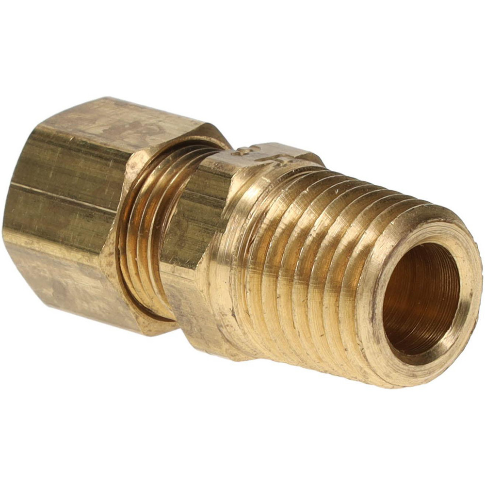 Parker - Compression Tube Male Connector: 1/4-18, 5/16" Tube OD ...