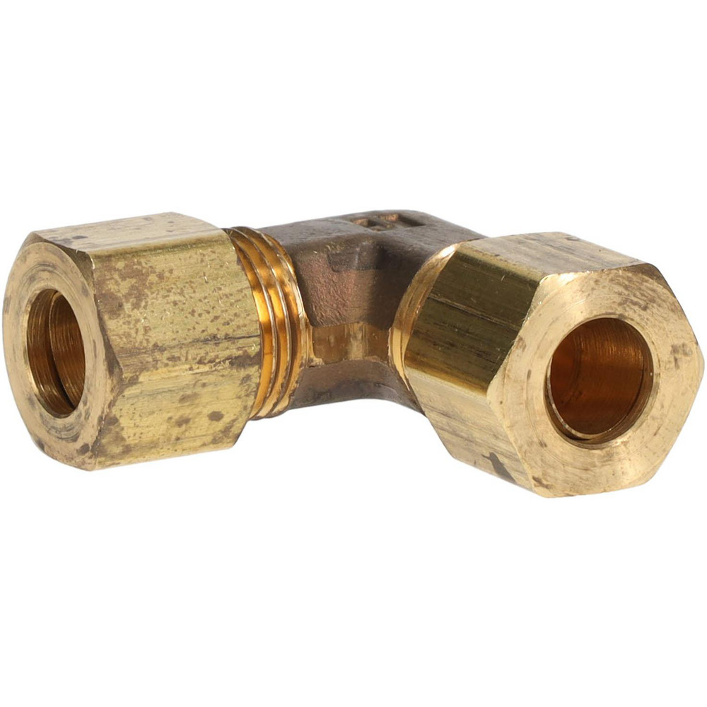 Parker - Compression Tube Union Elbow: 1/2-24, 5/16" Tube OD ...