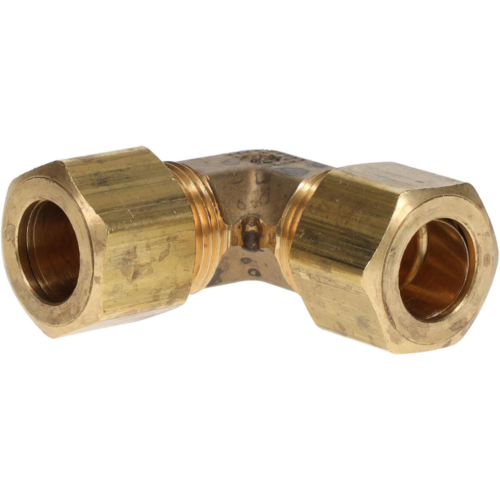 Parker - Compression Tube Union Elbow: 11/16-20, 1/2" Tube OD ...