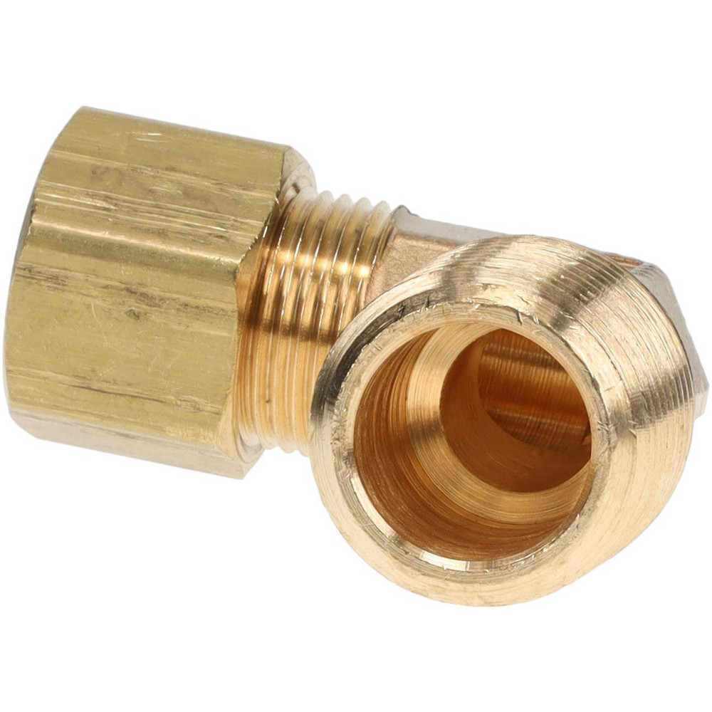 Parker - Compression Tube Male Elbow: 1/2-14, 1/2" Tube OD, Compression ...