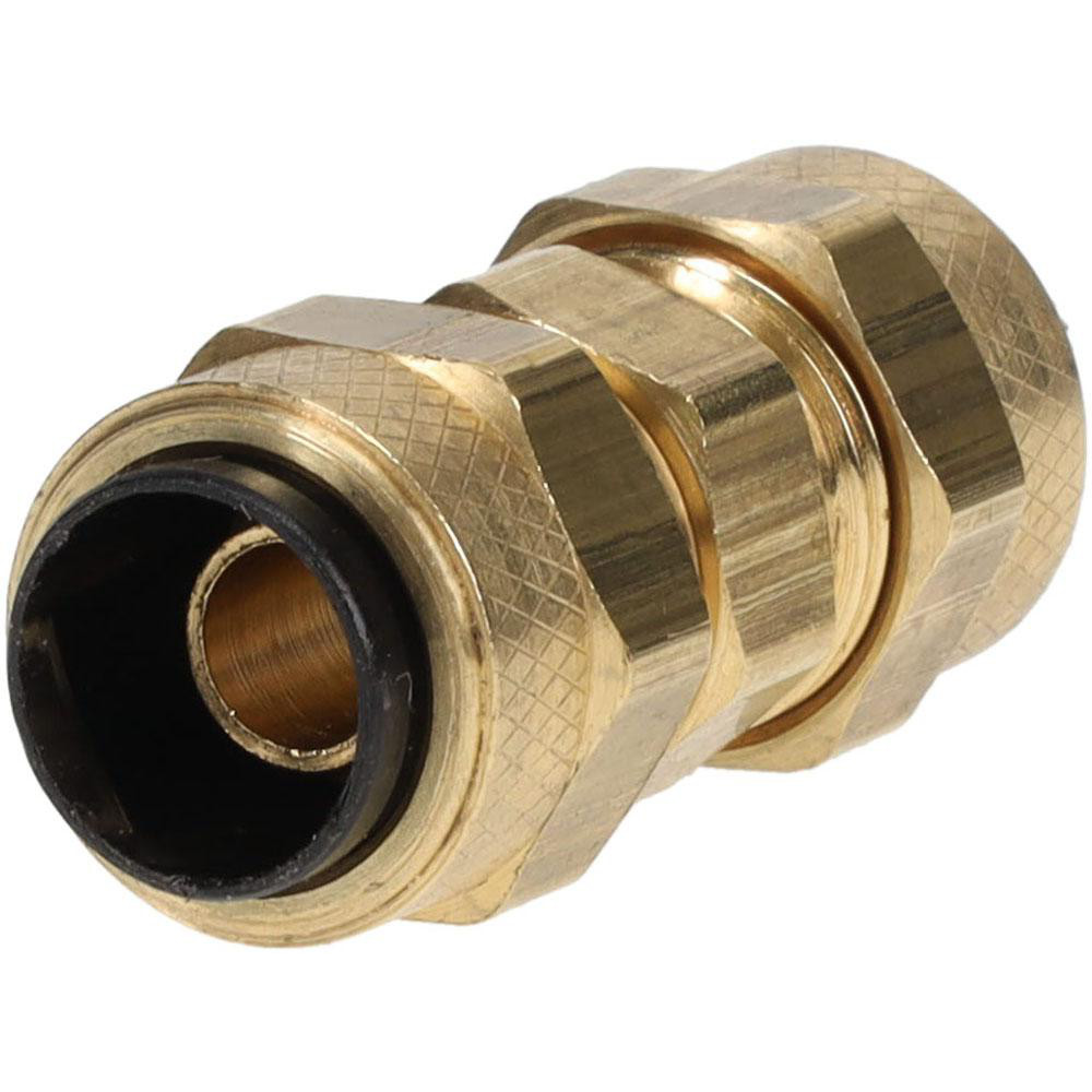 Parker - Compression Tube Union: 3/8" Tube OD, Compression x ...