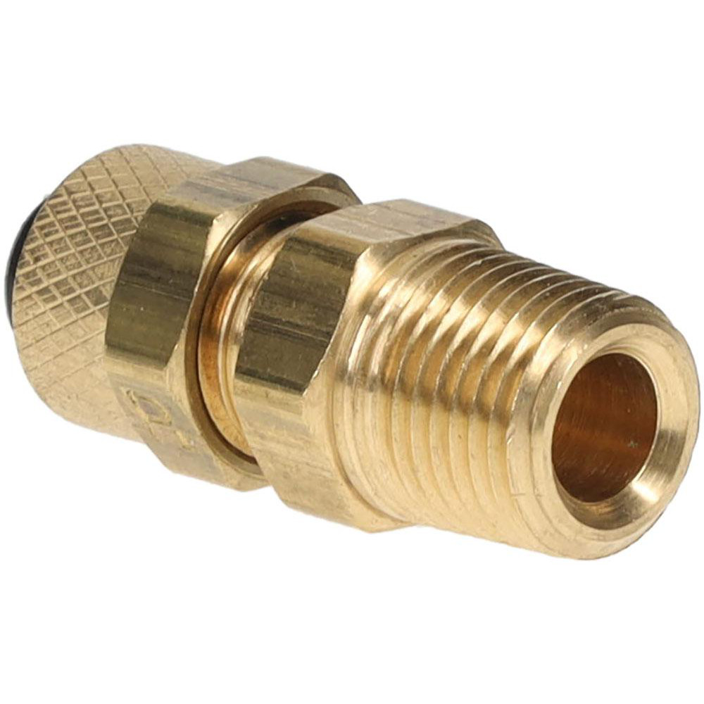 Parker - Compression Tube Male Connector: 1/8-27, 1/4" Tube OD ...