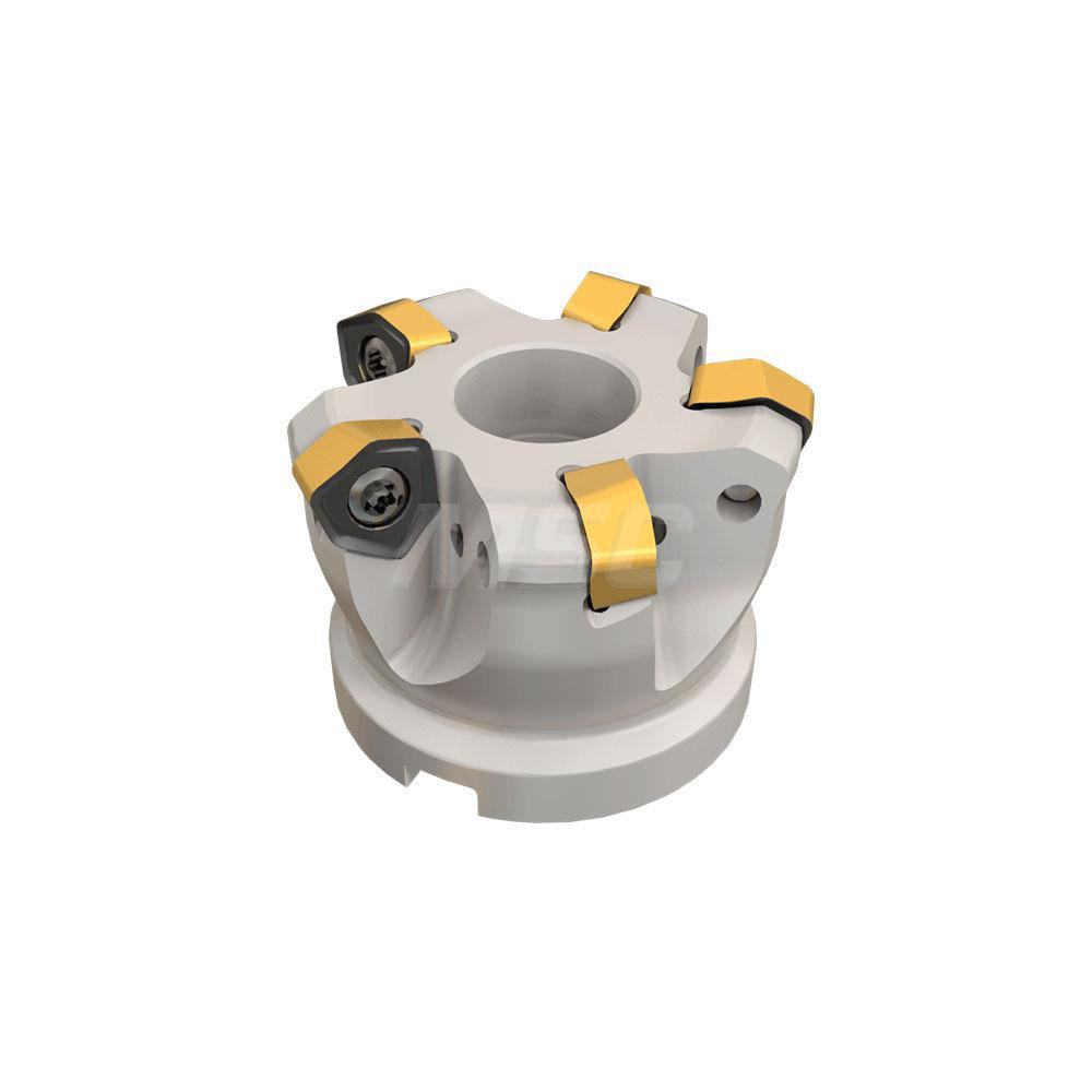 Iscar - Indexable High-Feed Face Mill: 1.52 to 2" Cut Dia, 0.75" Arbor ...