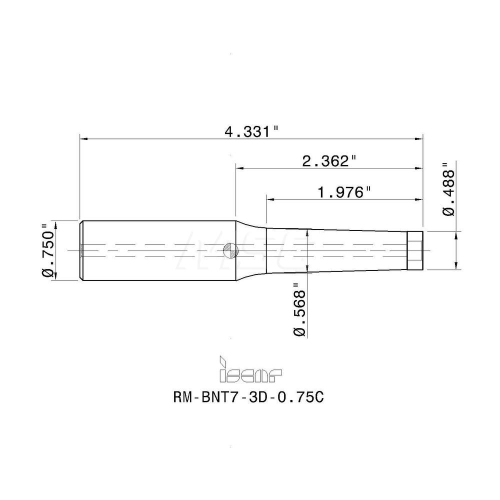 Iscar - Straight Shank Modular Reamer Body | MSC Direct