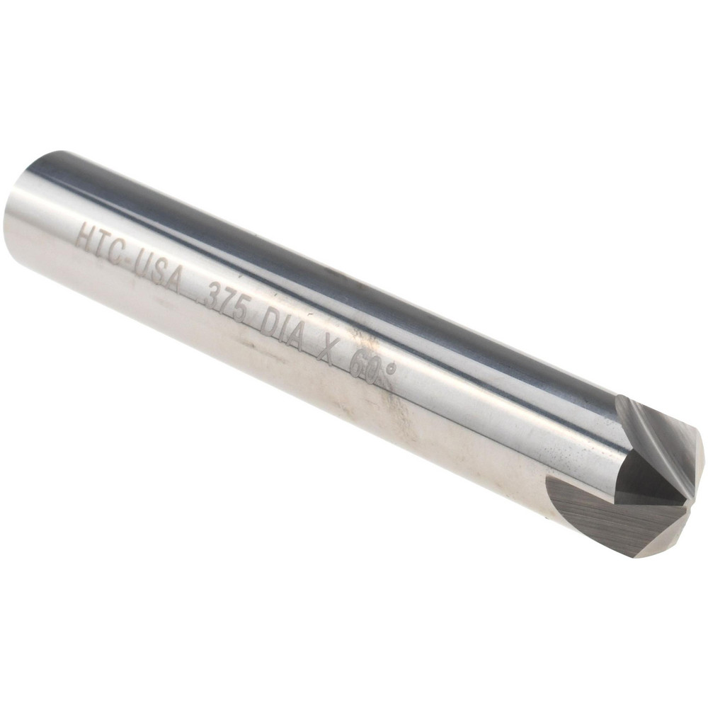 Harvey Tool - Chamfer Mill: 3/8" Dia, 3/8" Shank Dia, 120 deg, 3 Flute ...