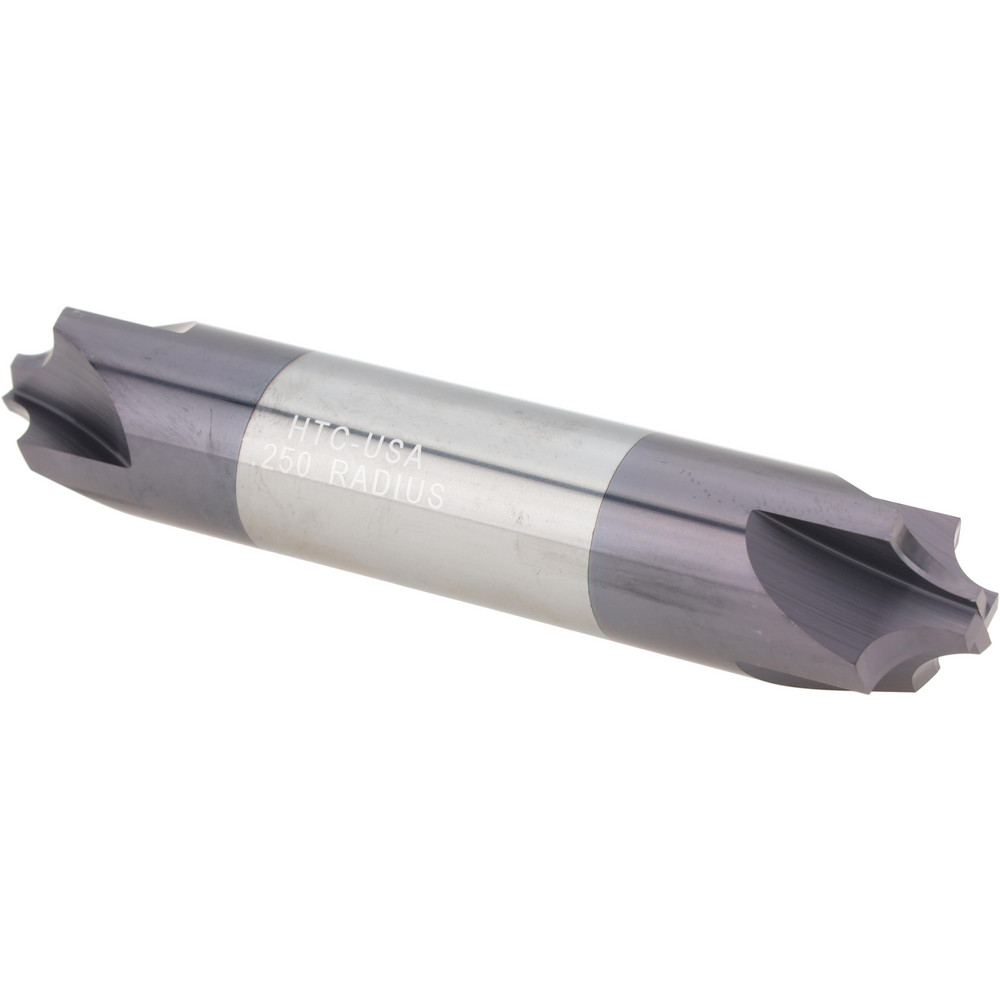 Harvey Tool - Corner Rounding End Mill: 1/4" Radius, 3/4" Dia, 4 Flutes ...