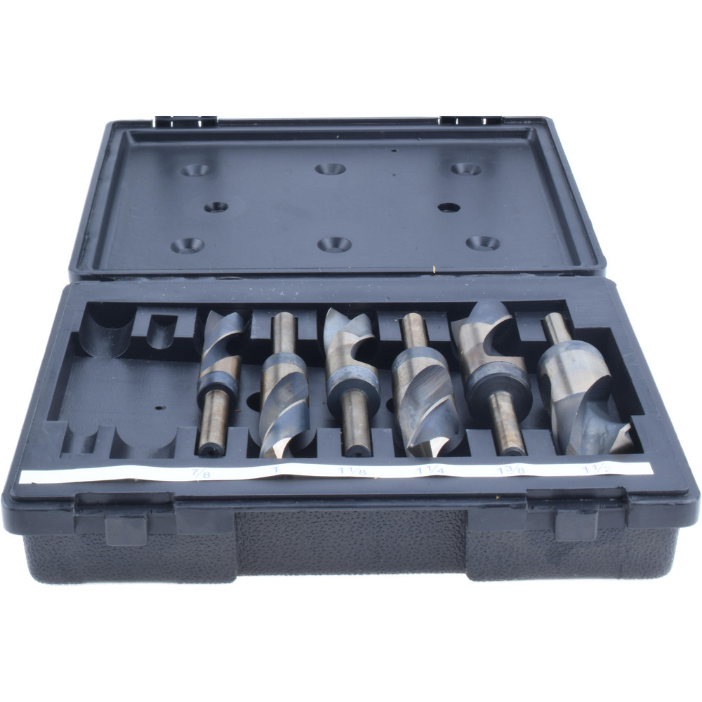 Value Collection - Drill Bit Set: Reduced Shank Drill Bits, 6 Pc, 135 ...