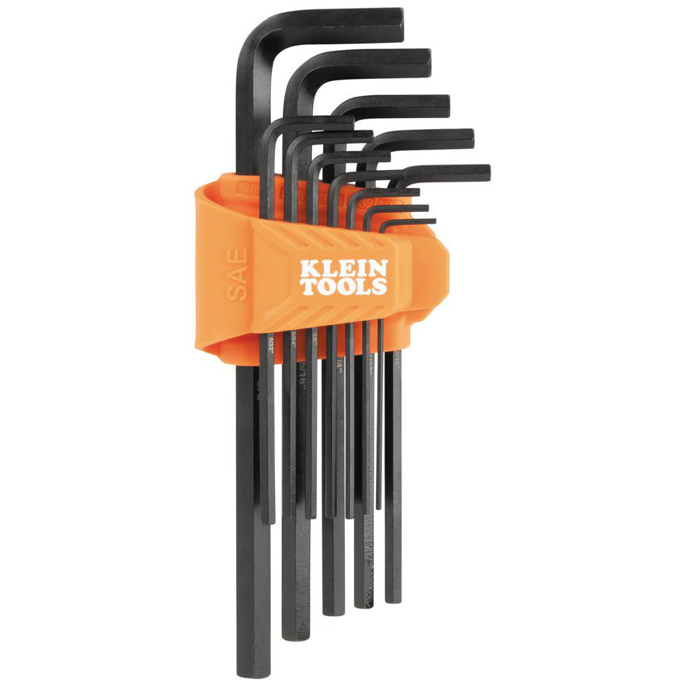 Klein Tools - Hex Key Sets: Tool Type: Long, L-Style; Handle Type: L ...