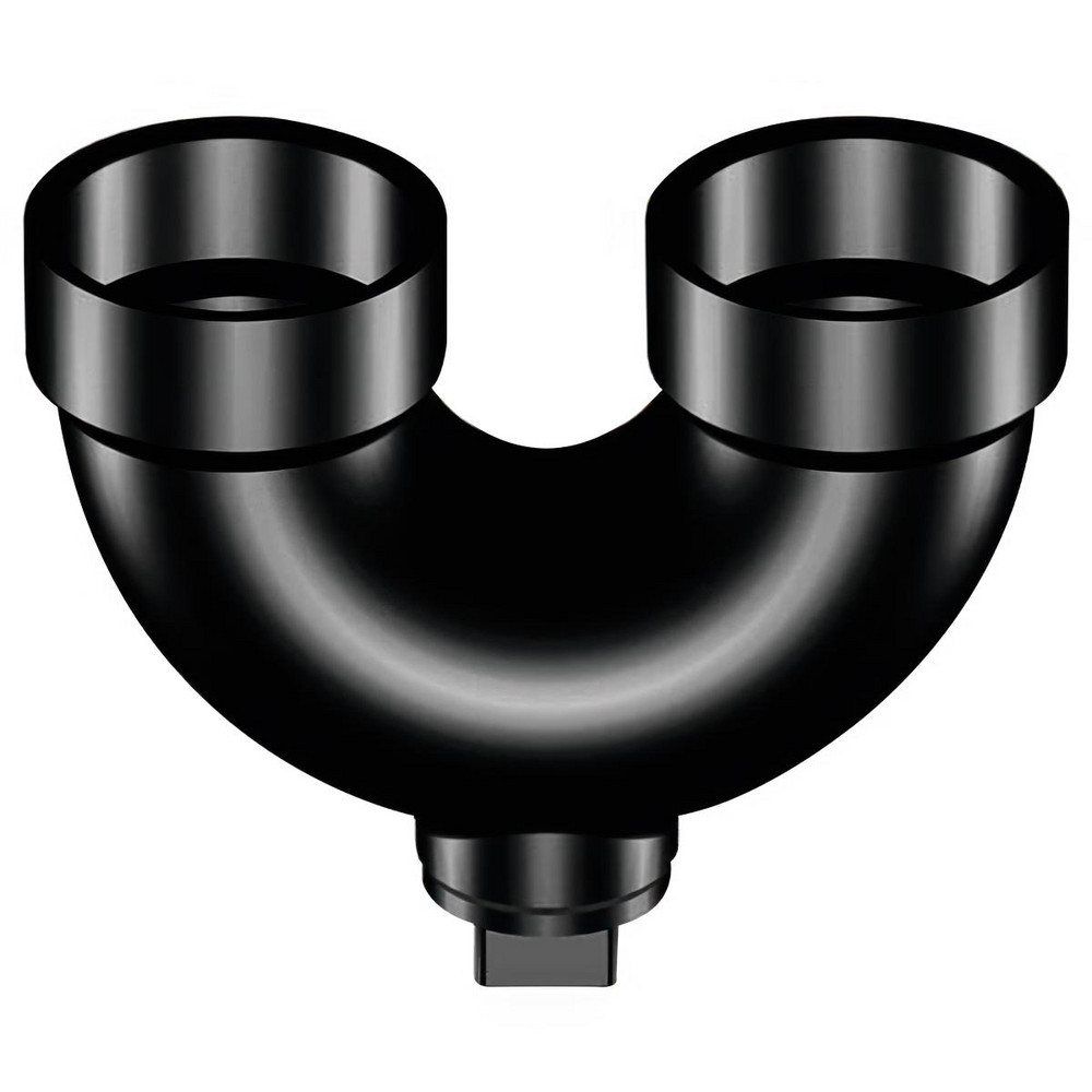 NIBCO - Drain, Waste & Vent Return Bend: 2" Fitting, Hub x Hub x CO ...