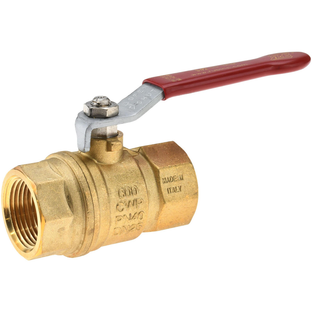 Value Collection - 1-Way Manual Ball Valve: 1" Pipe, Full Port | MSC Direct