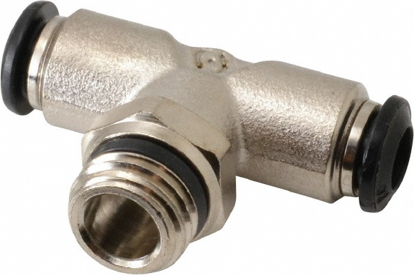 Aignep USA - Push-to-Connect Tube x Universal Thread Fitting: Swivel Branch Tee, Universal, 6.00 ...