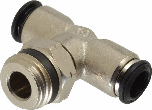 Aignep USA - Push-to-Connect Tube x Universal Thread Fitting: Swivel Branch Tee, Universal, 10. ...