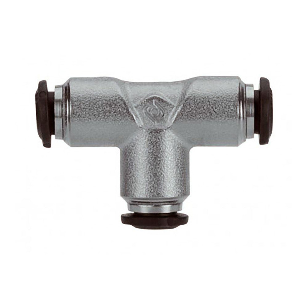 Aignep USA - Push-to-Connect Tube x Tube Fitting: Union Tee, 4.00 mm OD | MSC Direct