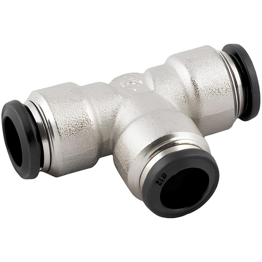 Aignep USA - Push-to-Connect Tube x Tube Fitting: Union Tee, 5.00 mm OD | MSC Direct