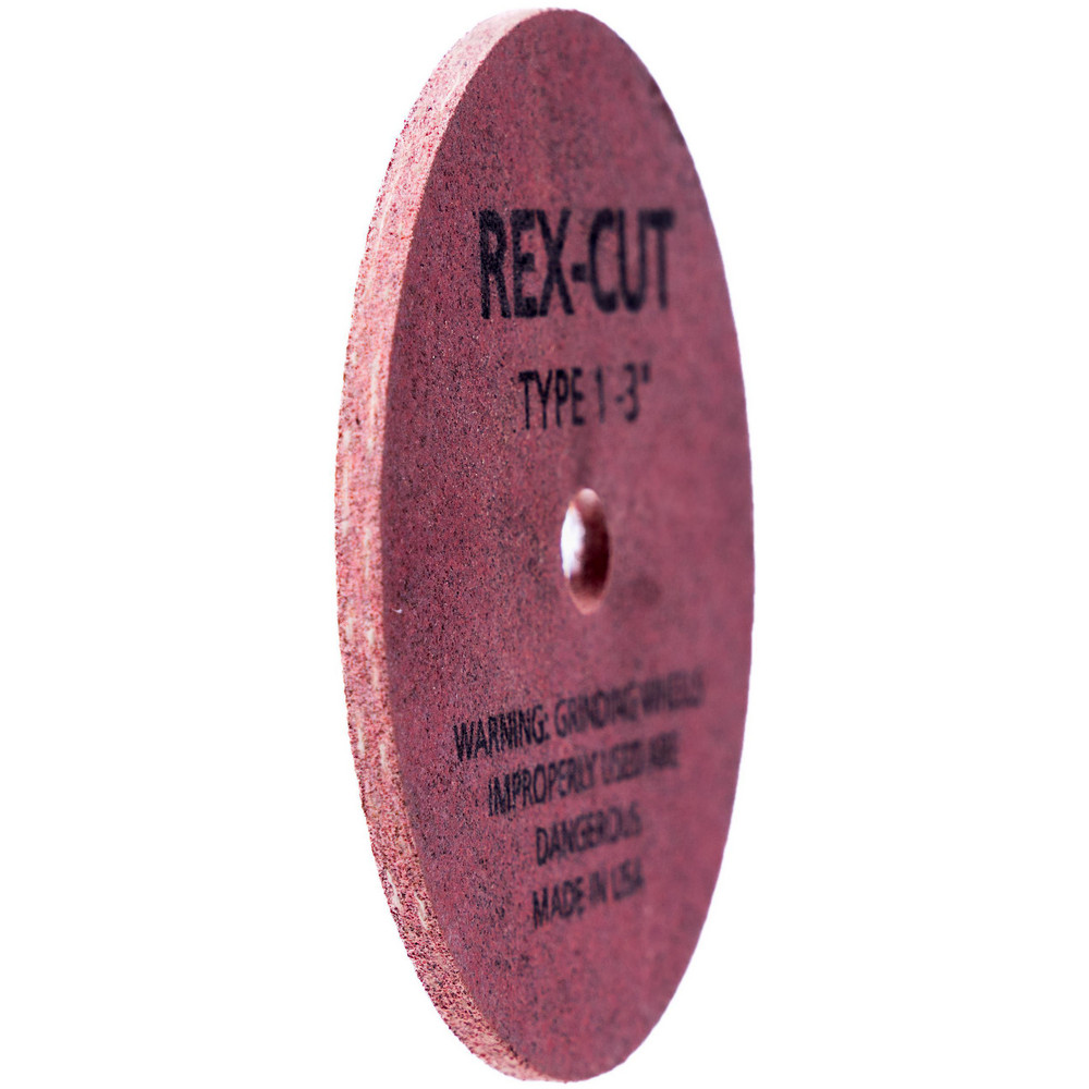 Rex Cut Abrasives - Deburring Wheel: 3" Dia, 1/4" Face Width, 1/4" Hole ...