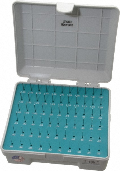 Meyer Gage - 0.22 to 1.5mm Class Z Plus Plug & Pin Gage Set - 63321707 ...