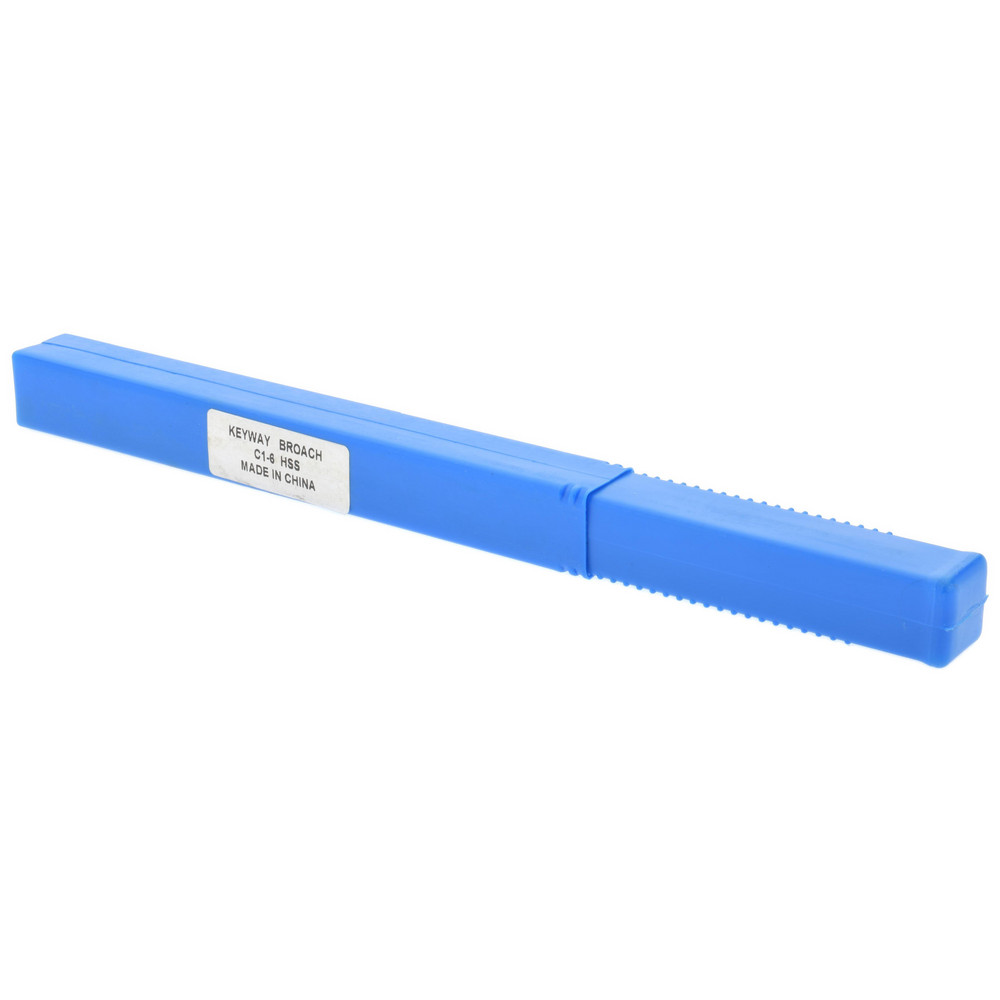 Value Collection - Keyway Broach: Style C-1, High Speed Steel, 6 mm ...