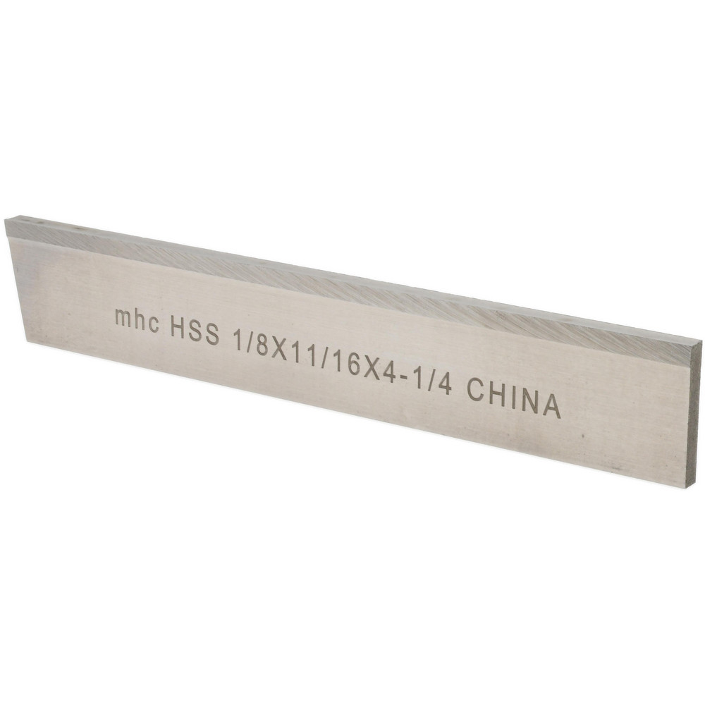 Cutoff Blade: Tapered, 1/8" Wide, 11/16" High, 4-1/4" Long - M2 High ...