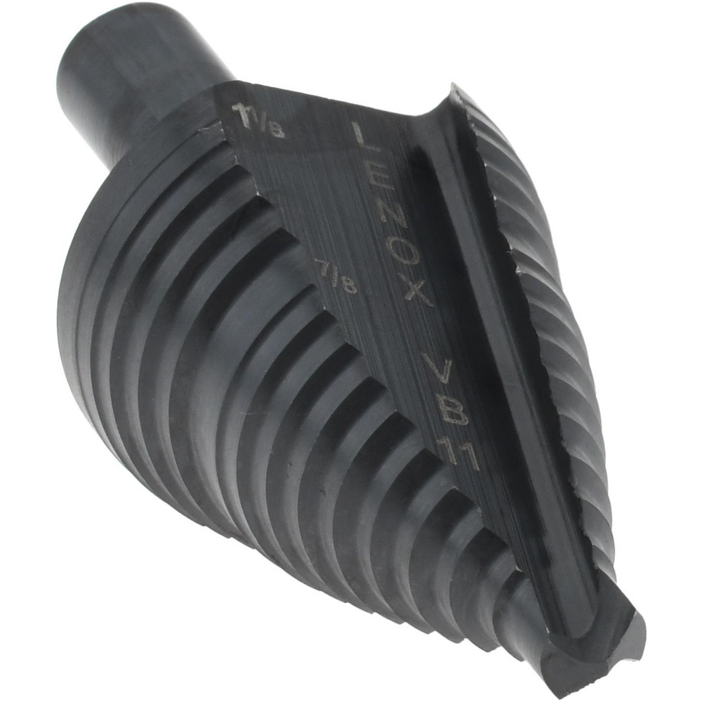 Lenox - Step Drill Bit: 7/8" Min, 1-1/8" Max, 3/8" Shank Dia, High ...