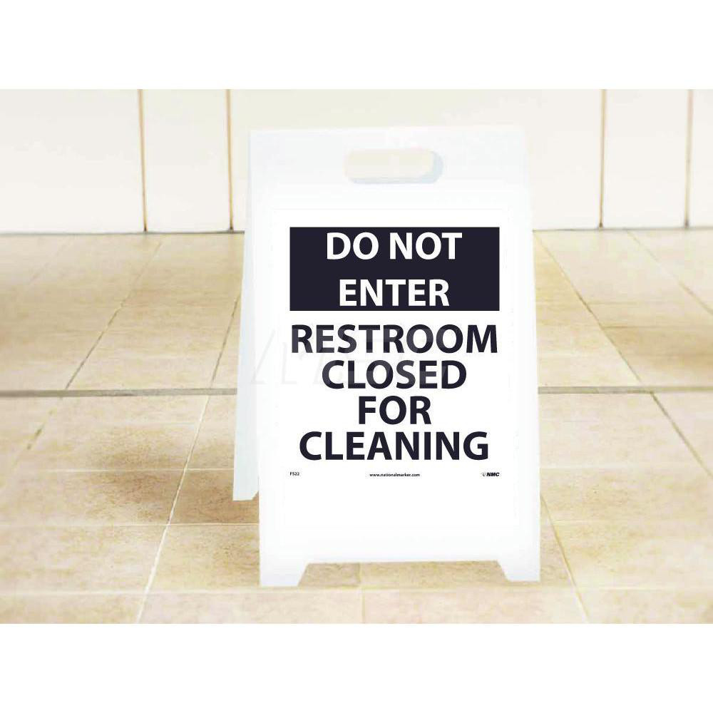 AccuformNMC - Do Not Enter - Restroom Closed for Cleaning, Do Not Enter ...