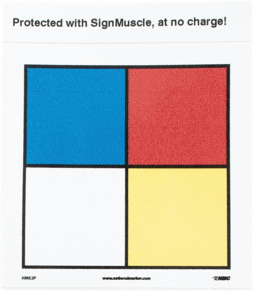AccuformNMC - Sign: Square, Hazardous Materials Systems | MSC Direct