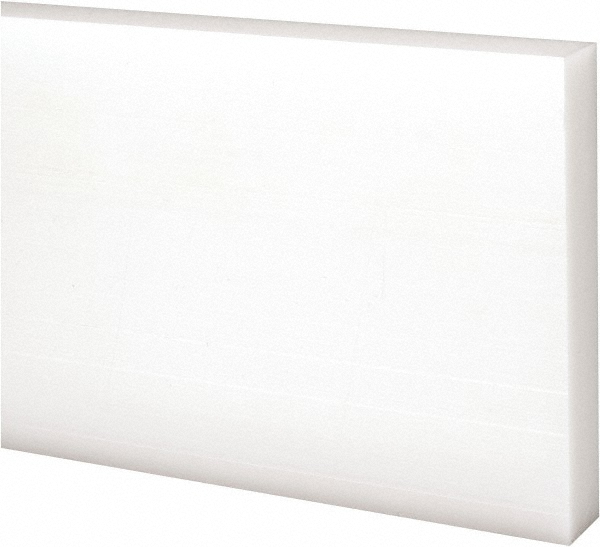 USA Industrials - Plastic Bar: Acetal, 1/2" Thick, 12" Long, Natural ...