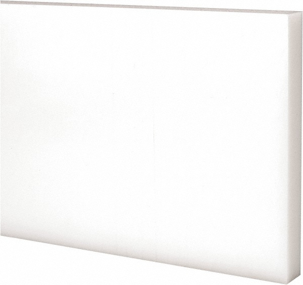 USA Industrials - Plastic Bar: Acetal, 1/2" Thick, 24" Long, Natural ...