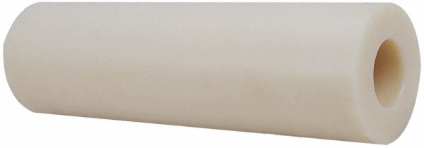 Made in USA - Plastic Round Tube: 4" ID, 6" OD, 1' OAL, Natural, Cast ...
