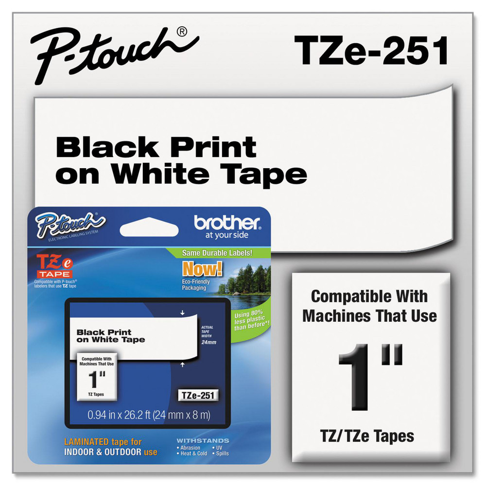 Brother - Labels, Ribbons & Tapes: Tape Type: Standard Adhesive ...