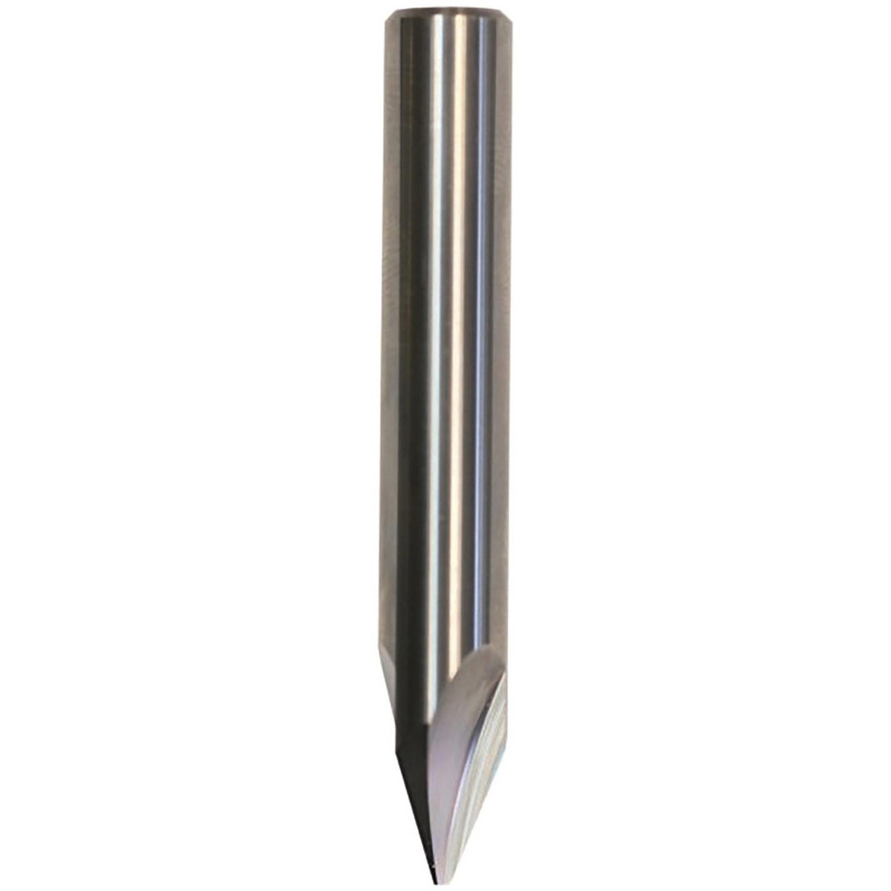 Keo - Chamfer Mill: 3/8" Dia, 3/8" Shank Dia, 82.0 deg, 3 Flute, Solid ...