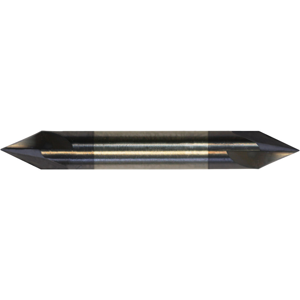 Keo - Chamfer Mill: 1/4" Dia, 1/4" Shank Dia, 100.0 deg, 4 Flute, Solid ...