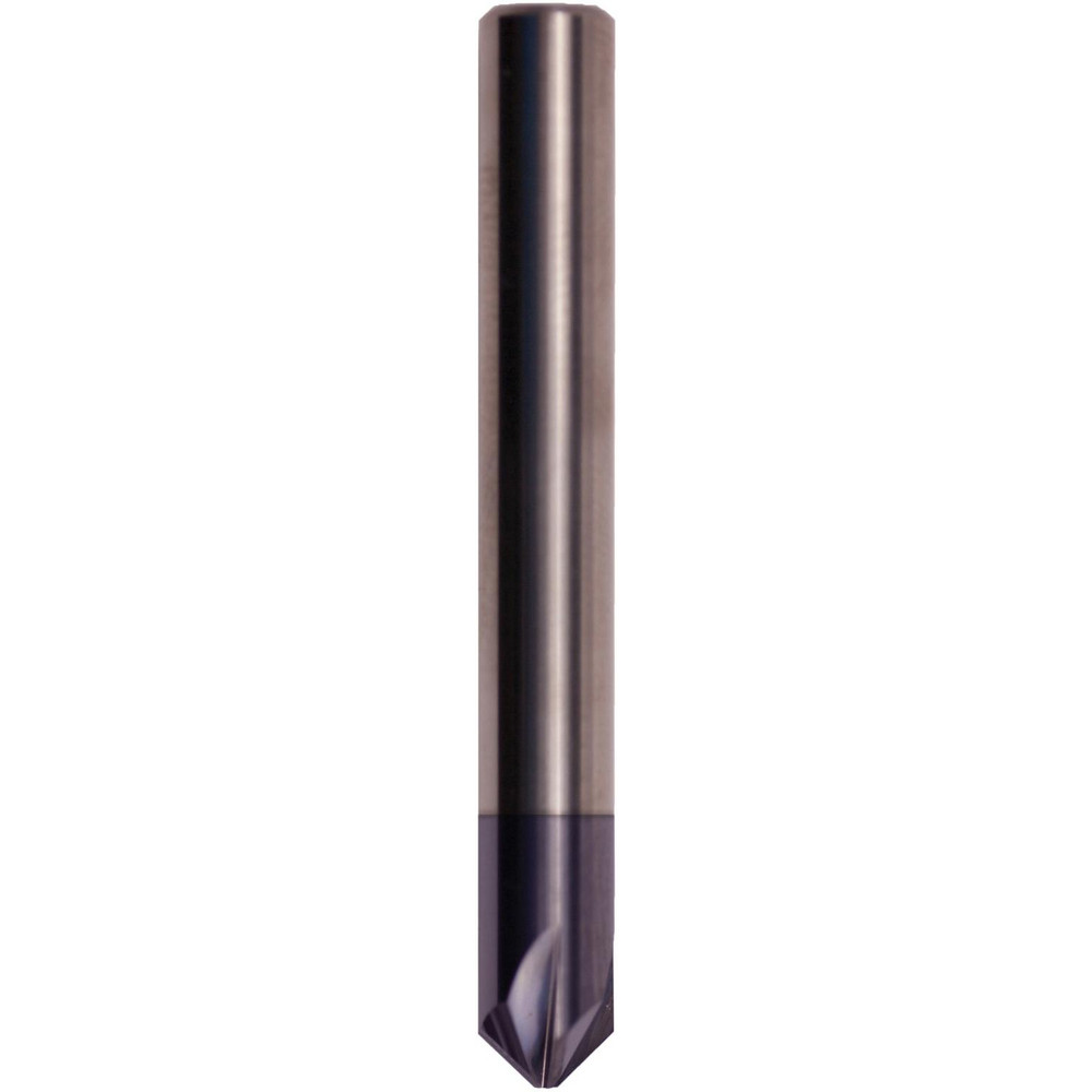 Keo - Chamfer Mill: 1/8" Dia, 1/8" Shank Dia, 82.0 deg, 4 Flute, Solid ...