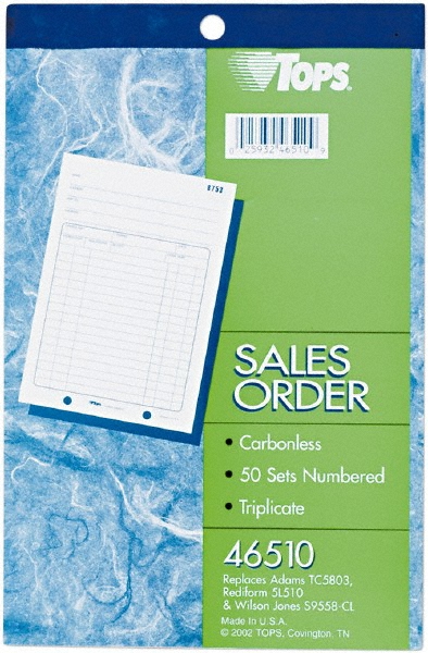 TOPS - Business Notebook: 50 Sheets, 5-9/16 x 7-15/16" Sheet, Canary ...
