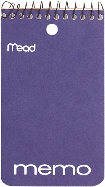 Mead - Memo Book: 60 Sheets, 3 x 5" Sheet, College Ruled | MSC Direct