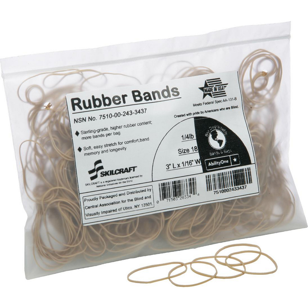 AbilityOne - SIZE 18 1/4LB STERLING RUBBER BAND | MSC Direct
