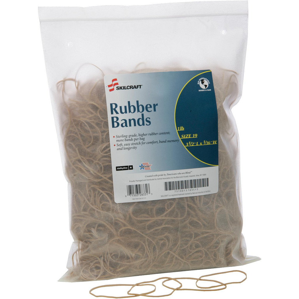 AbilityOne - SIZE 19 1LB STERLING RUBBER BAND | MSC Direct