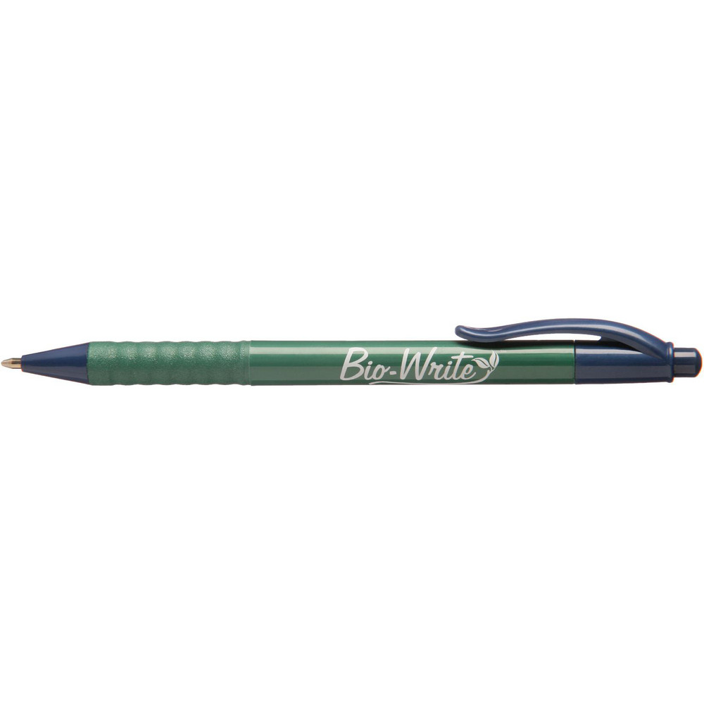 AbilityOne - BLUE INK MED PT 12/PK BIO WRITE RETRACTABLE PEN | MSC Direct