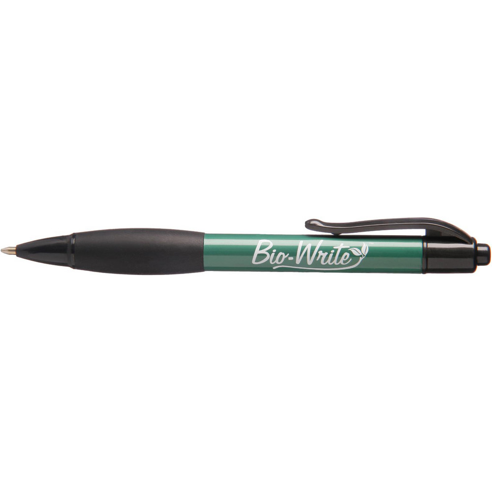 AbilityOne - BLK INK MED PT 12/PK BIO WRITE RETRACT PEN | MSC Direct