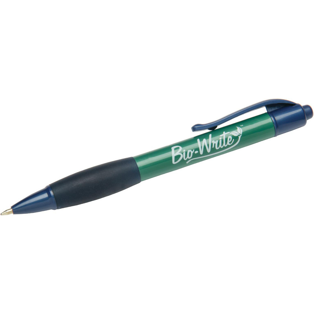 AbilityOne - BLU INK FINE PT 12/PK BIO WRITE RETRACT PEN | MSC Direct