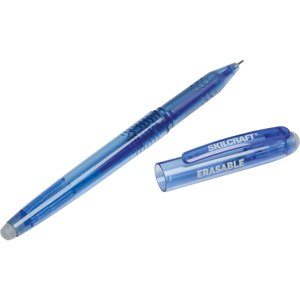 AbilityOne - BLU INK MED PT 12PK ERASABLE GEL STICK PEN | MSC Direct
