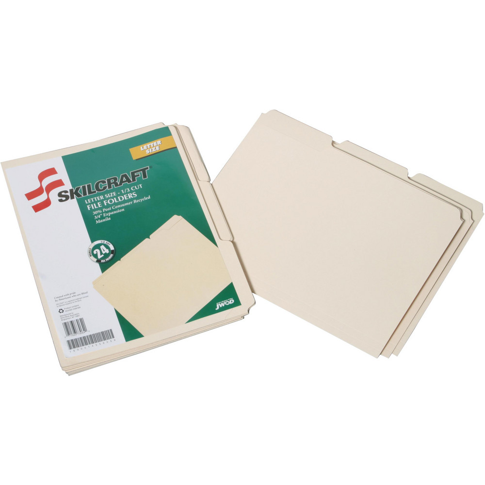 AbilityOne - File Folders, Expansion Folders & Hanging Files; 1/3 CUT ...