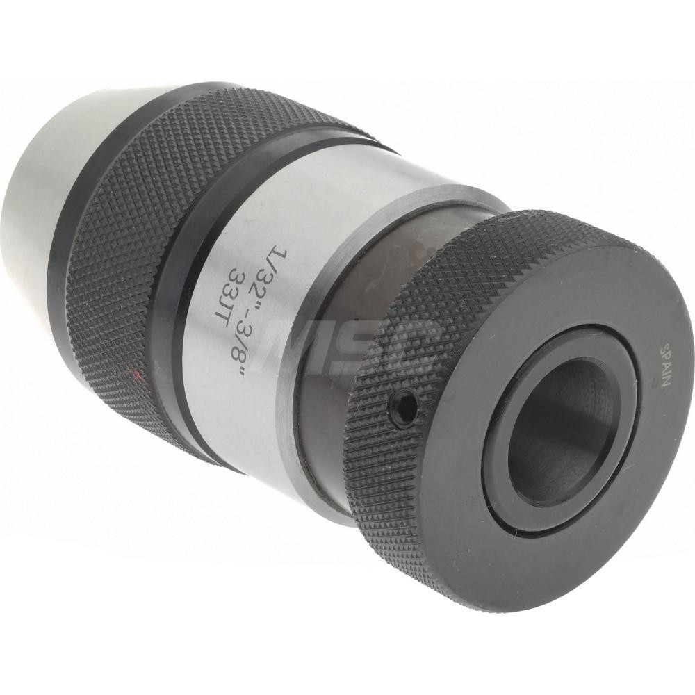 Accupro - Drill Chuck: 1/32 to 3/8" Capacity, Tapered Mount, JT33 | MSC ...