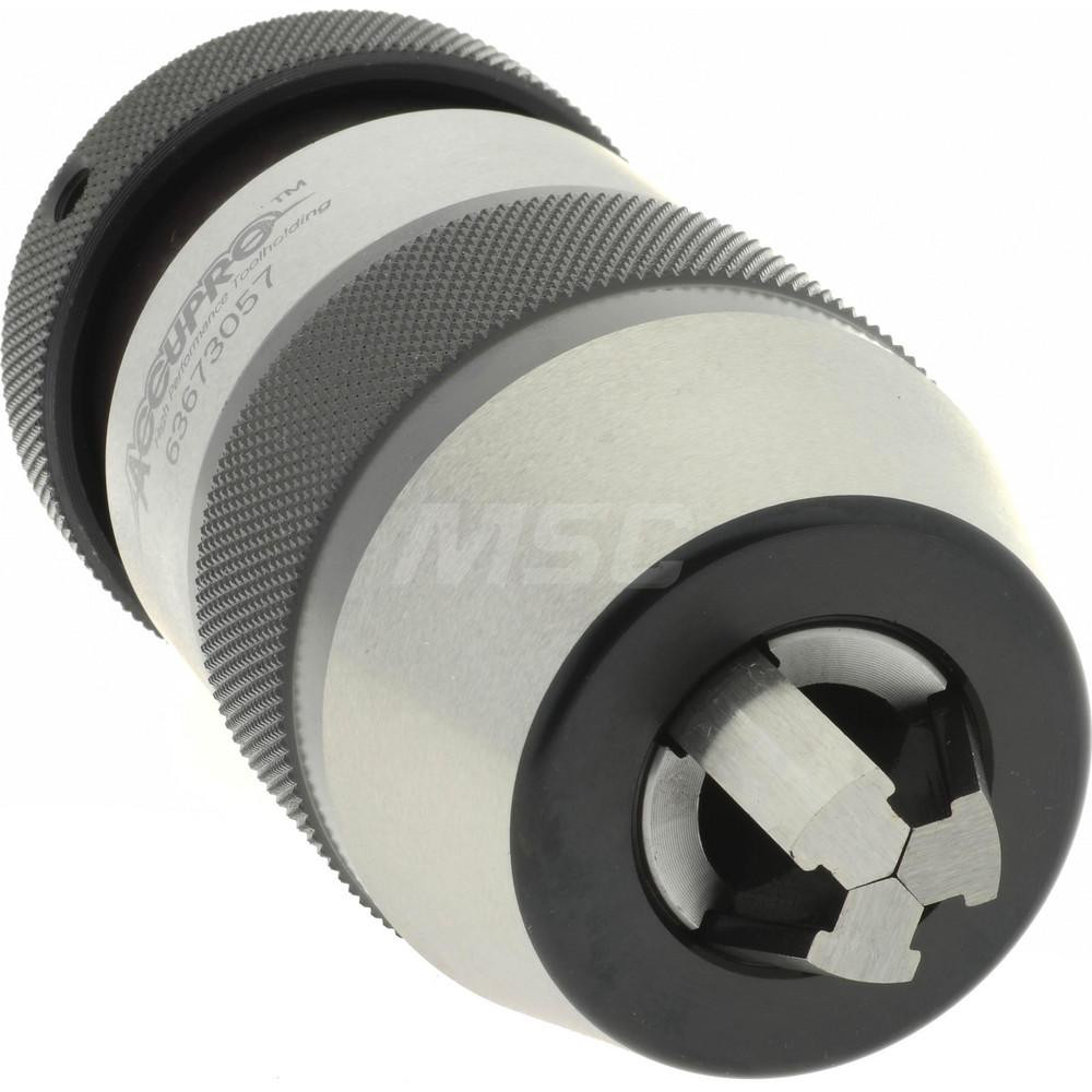 Accupro - Drill Chuck: 1/32 to 1/2" Capacity, Tapered Mount, JT6 | MSC ...