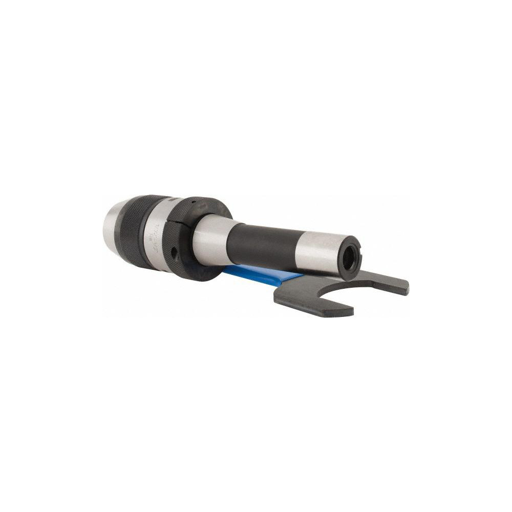 Accupro - Drill Chuck: 1/32 to 1/2" Capacity, Integral Shank Mount, R8 ...