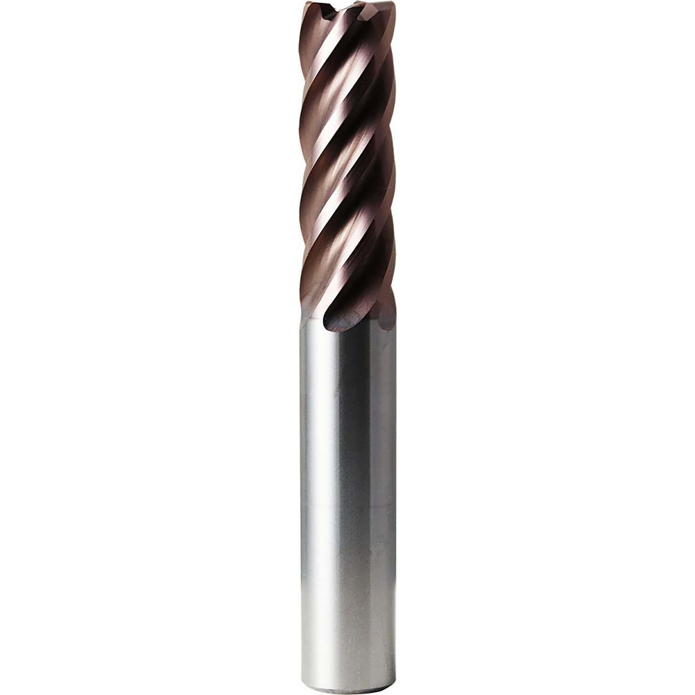 SGS - Corner Radius End Mill: 1/4" Dia, 3/4" LOC, 0.0300" Radius, 5 ...